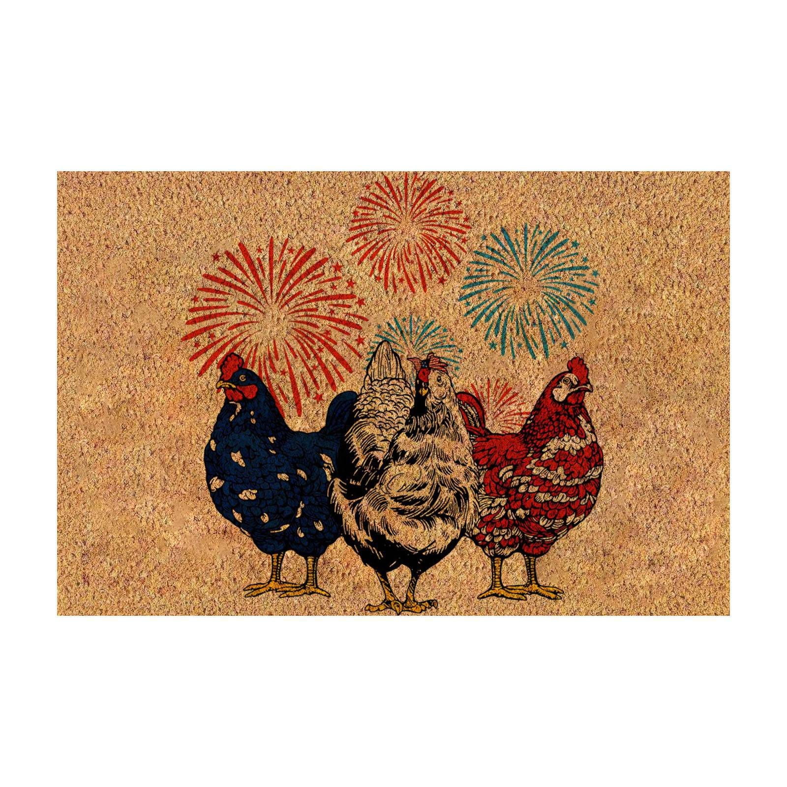 Door Mat Independence Day Floor Mat Independence Day Rooster Floor Mat ...
