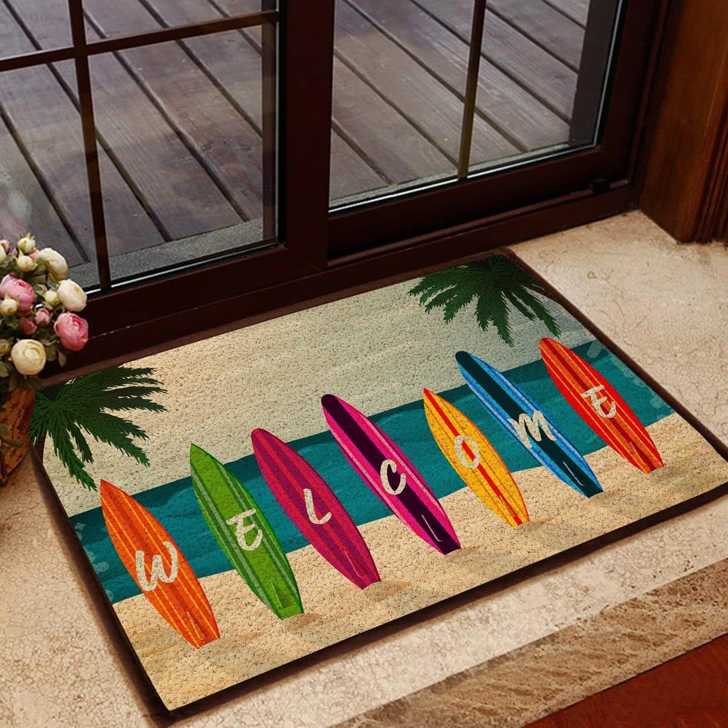 Door Mat Indoor Entrance Print Welcome Funny Doormat Welcome to Our ...