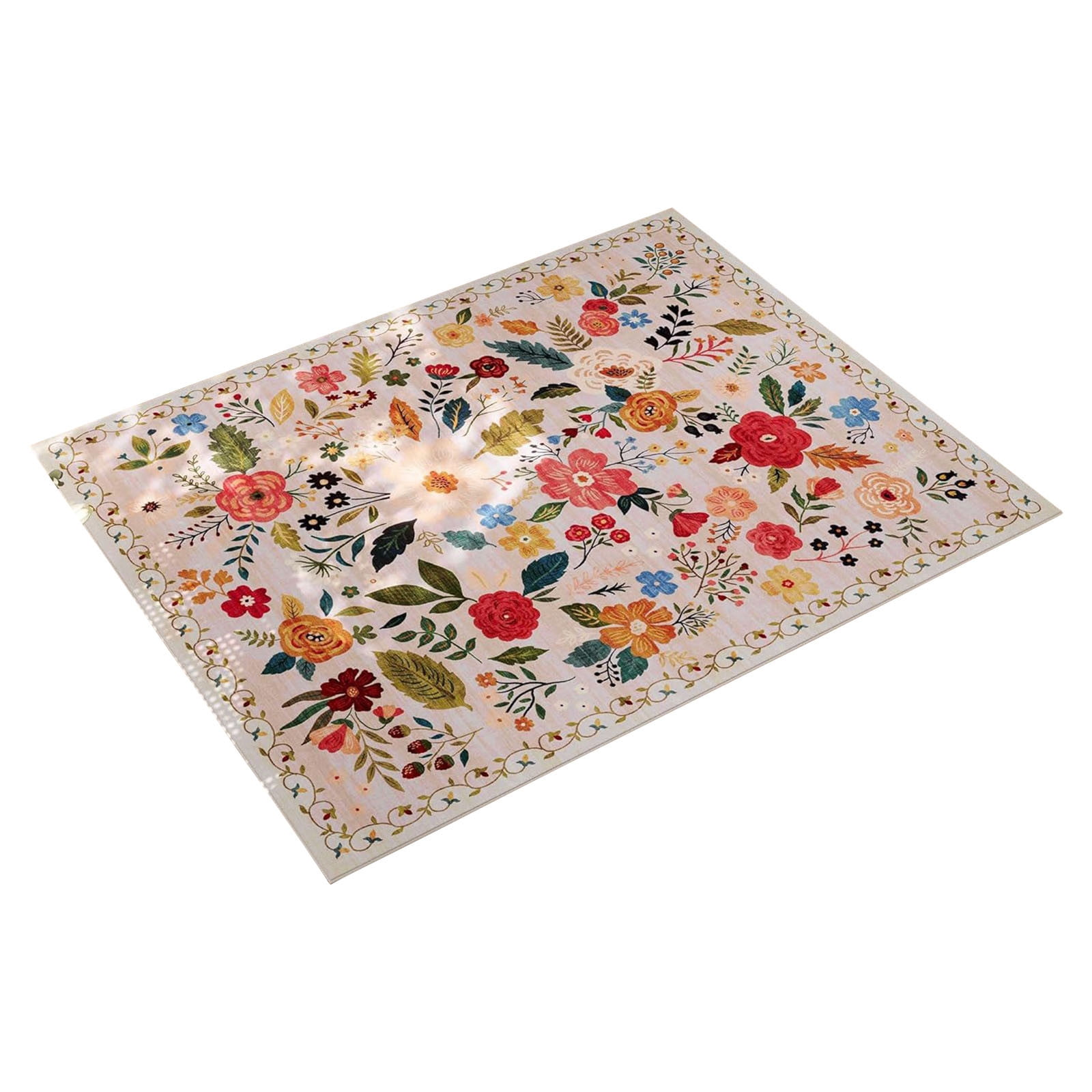 Door Mat Indoor Entrance Rug Machine Washable Non Slip Low Pile Boho ...