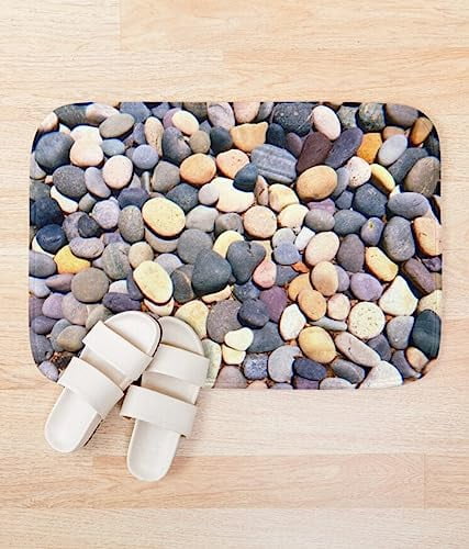 Door Mat Insert Stepping Stone Bath Mat Kitchen Dish Dry Mat Rocks ...