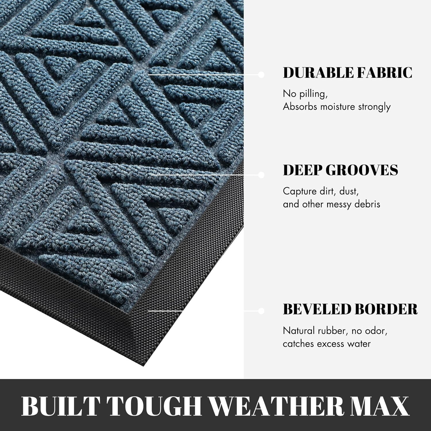 Door Mat Outdoor Entrance, Heavy Duty Sturdy Front Welcome Matt For ...