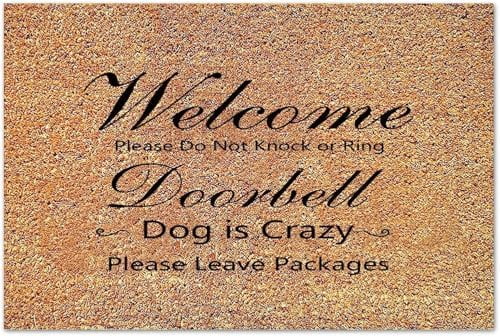 Door Mats for Outside Entry Welcome Please Do Not Knock Or Ring ...