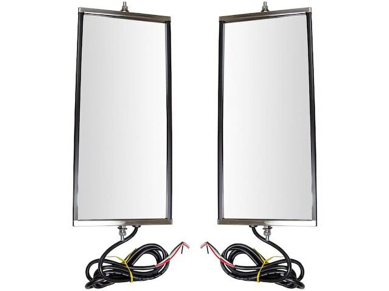 Door Mirror Set 2 Piece - Compatible with 1981 - 2019 Kenworth W900 1982 1983 1984 1985 1986 ...