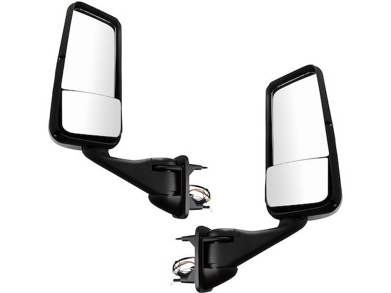 Door Mirror Set 2 Piece - Compatible with 1997 - 2011 Kenworth T2000 1998 1999 2001 2002 2003 ...
