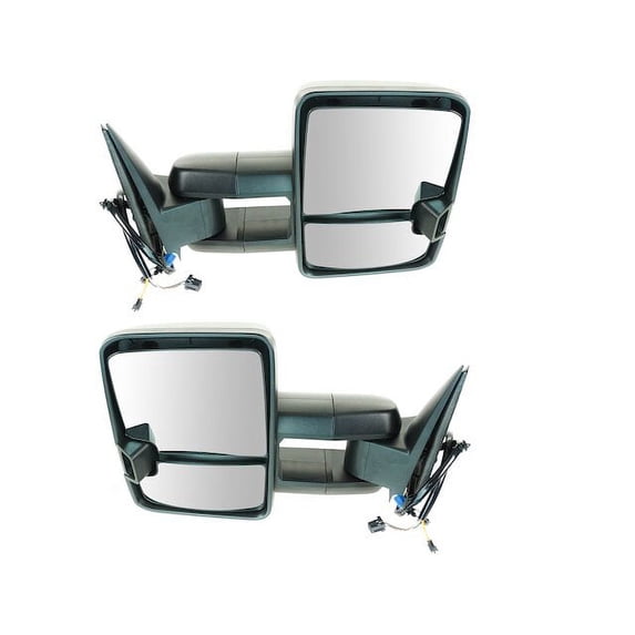 Door Mirror Set 2 Piece - Compatible with 2003 - 2006 Chevy Silverado ...