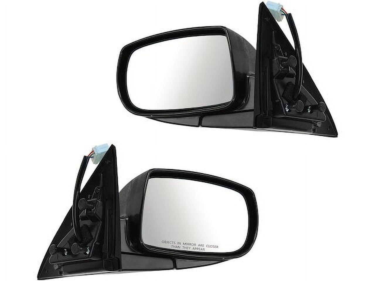 Door Mirror Set 2 Piece - Compatible with 2010 - 2016 Hyundai Genesis ...