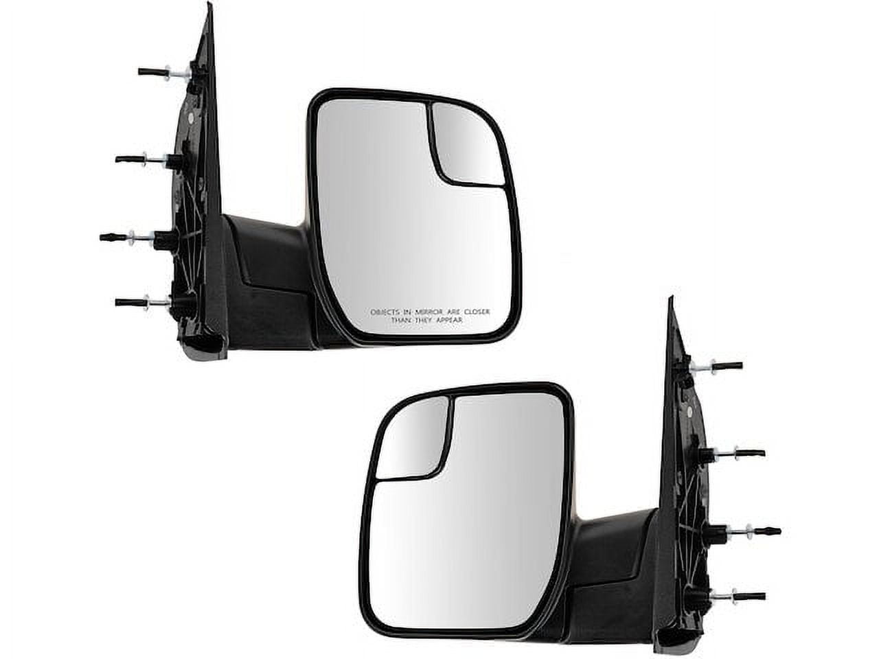Door Mirror Set 2 Piece - Compatible with 2010 - 2017 Ford E-350 Super ...