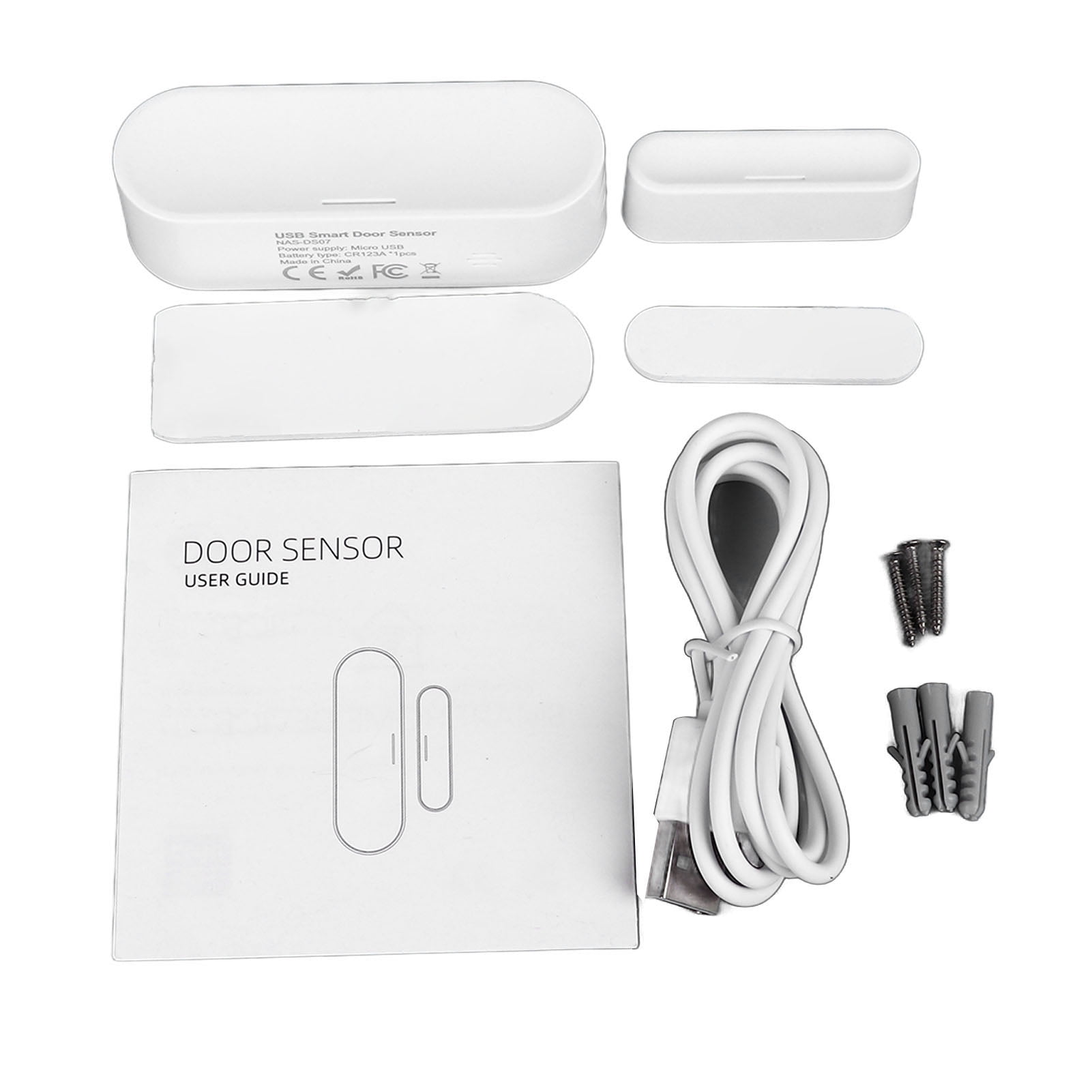 Door Open Closed Detectors Push Alarm Wireless Window Detector Door ...