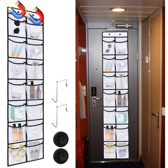 Over The Door Organizer For Cruise Ships|Magnetic Door Organizers with ...