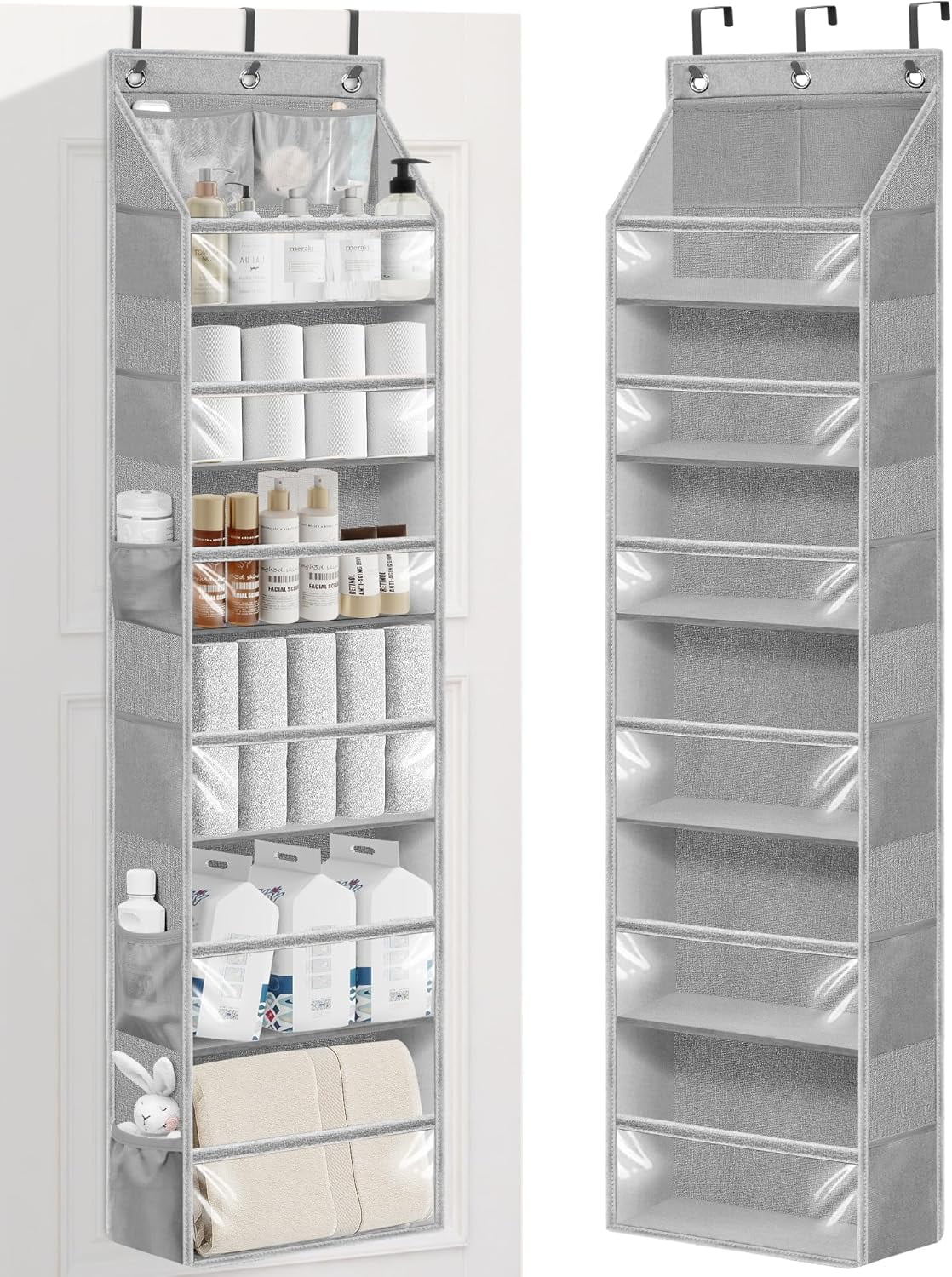 Over the Door Organizer Large Capacity Hanging Organizer, Clear Deep ...