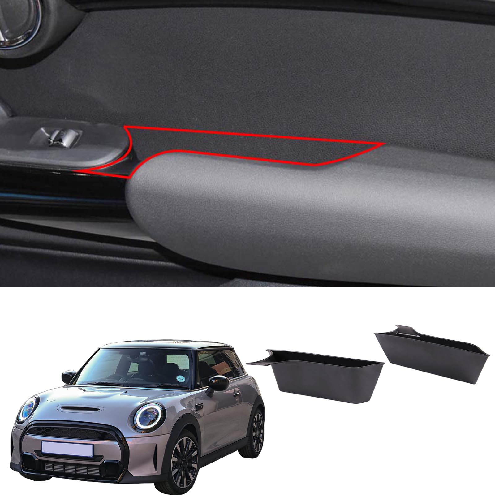 Door Organizer Storage Box DHF10 Compatible with BMW Mini Cooper Cooper ...