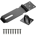 Door Padlock Hasp, 5" Stainless Steel Padlock Hasp and Staple Shed Lock ...