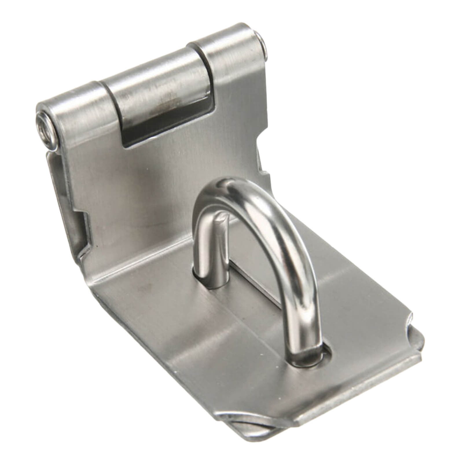 Door Padlock Plate Retaining Buckle 90 Stainless Steel Hasp And Nail ...
