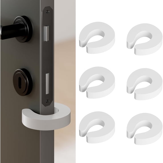 Door Pinch Guard and Slam Stopper 6pk. Use Safety Made of Soft Foam to ...