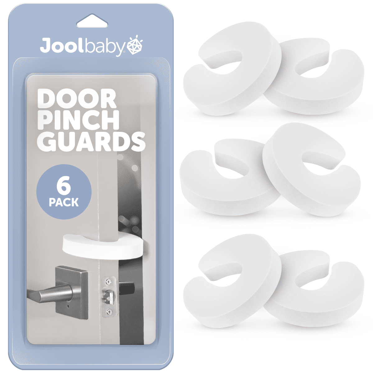 Jool Baby Door Pinch Guards (6 Pack) for Toddler & Kid Proofing ...