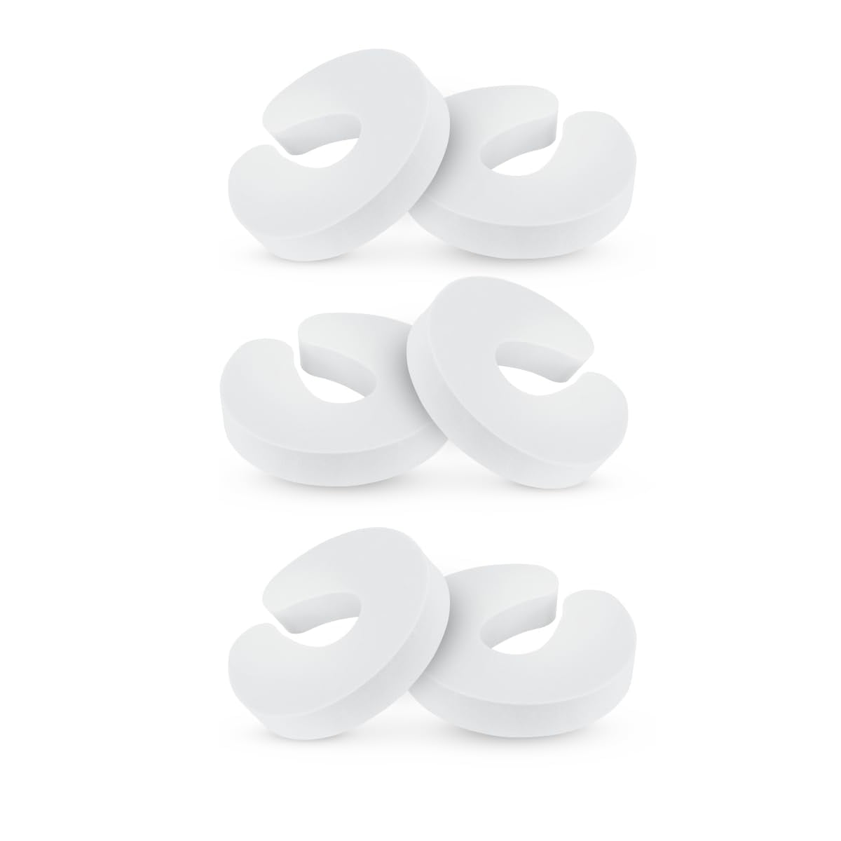 Door Pinch Guards (6 Pack) Baby Proof Doors Extra Soft Foam, Sleek ...