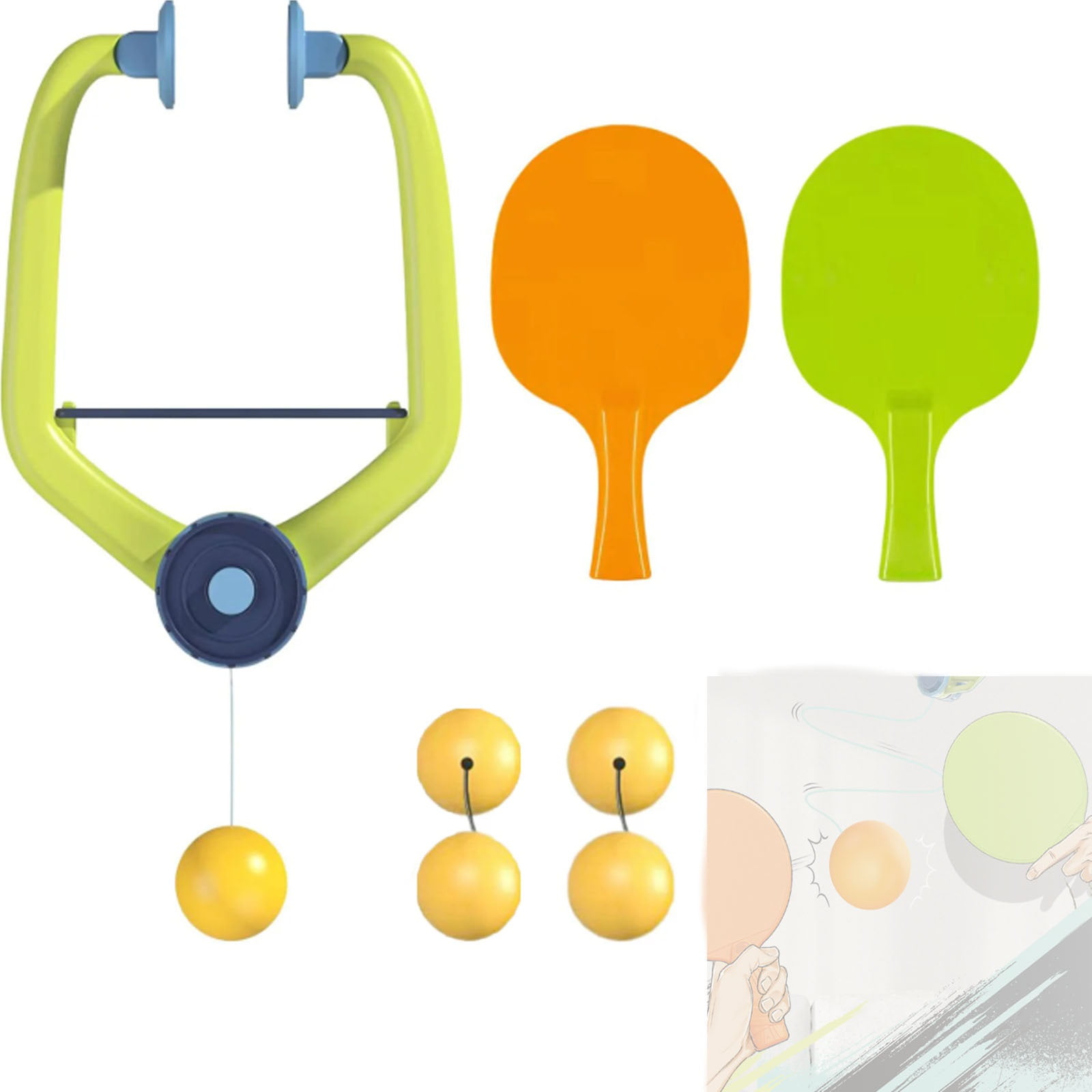 Over the Door Ping Pong Game , Frame Ping Pong Doorway Gameadjustable ...