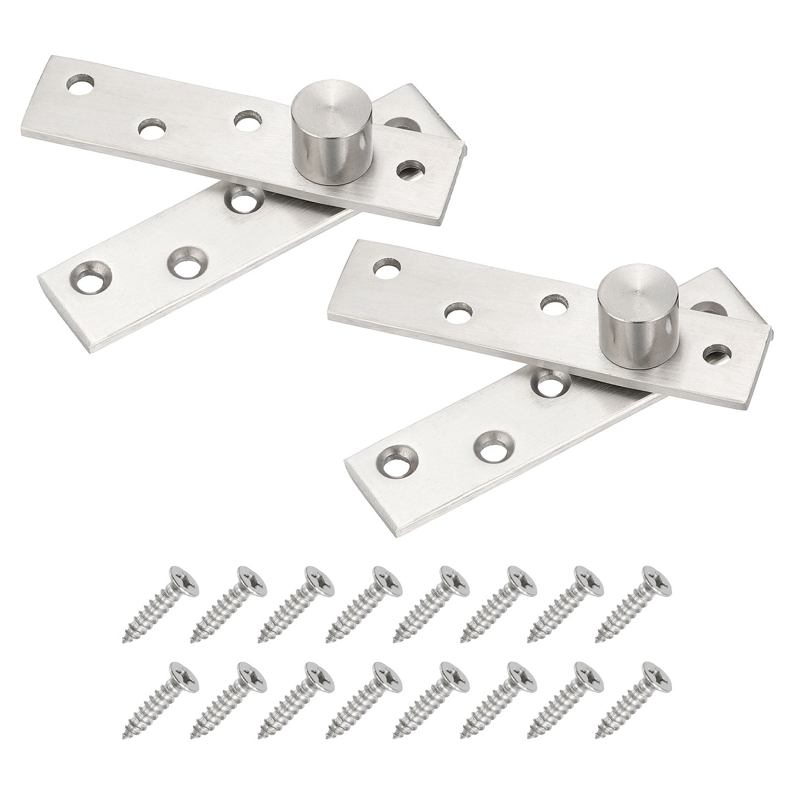 Door Pivot Hinges, 360 Rotating Hidden Door Hinges Eccentric Axis Up ...