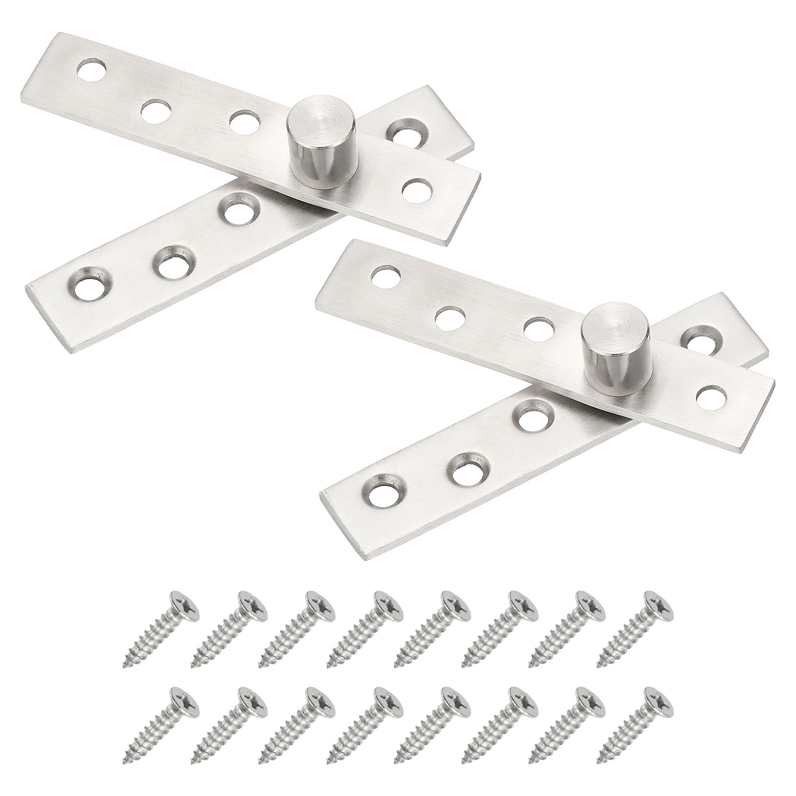 Door Pivot Hinges, 360 Rotating Hidden Door Hinges Eccentric Axis Up ...