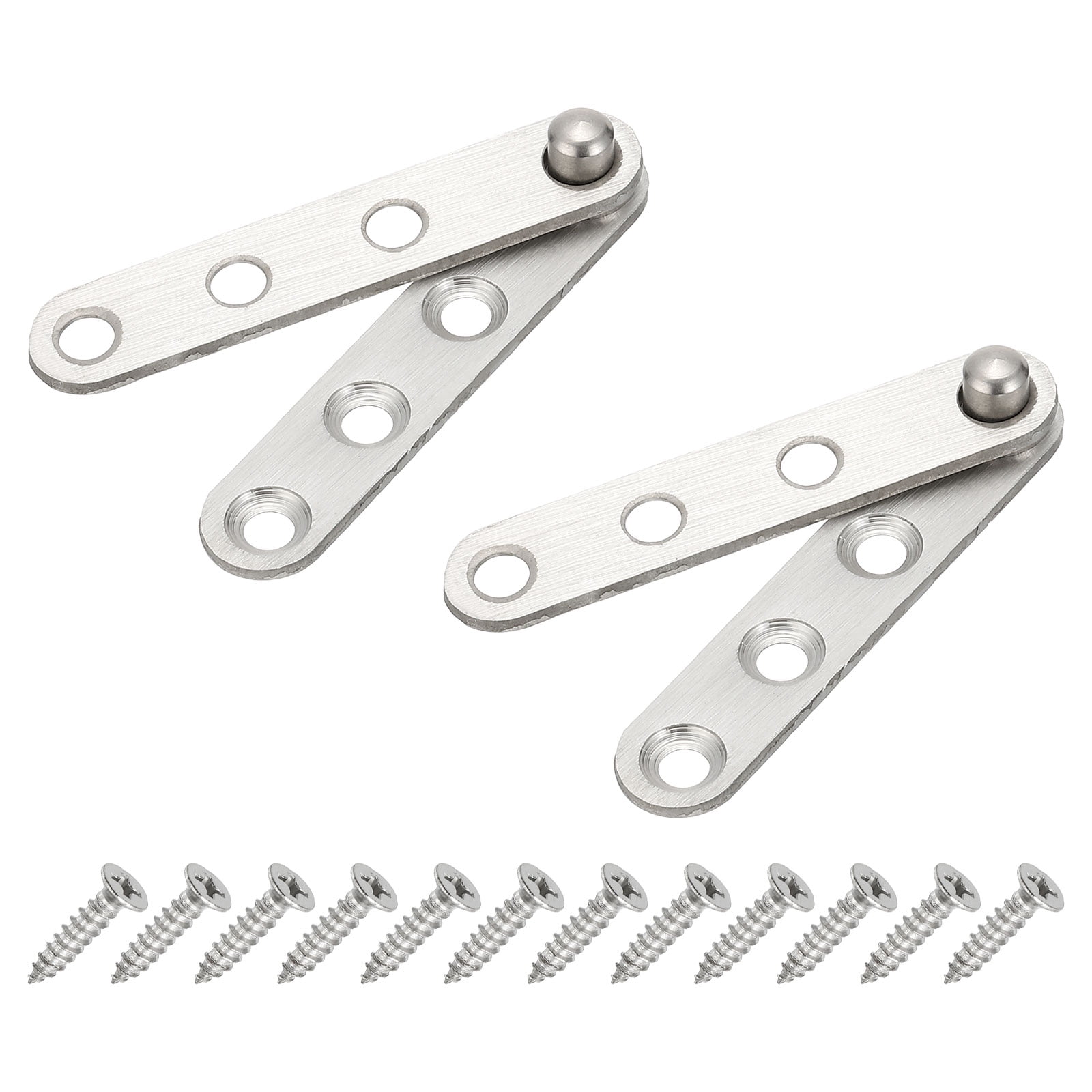Door Pivot Hinges, 360 Rotating Hidden Door Hinges Up Down Shaft ...