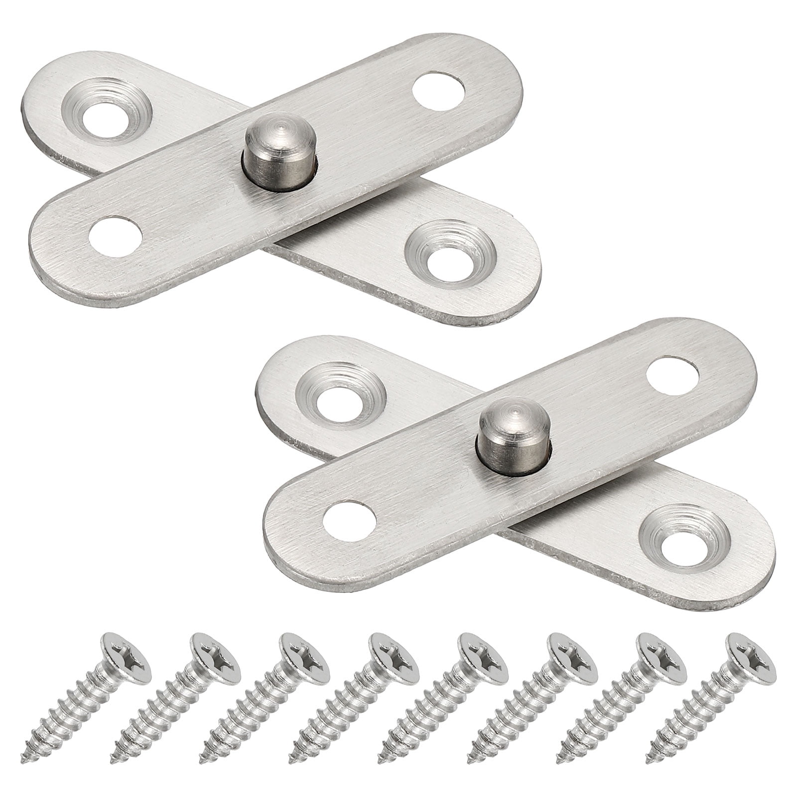 Door Pivot Hinges, 360 Rotating Hidden Door Hinges Up Down Shaft ...