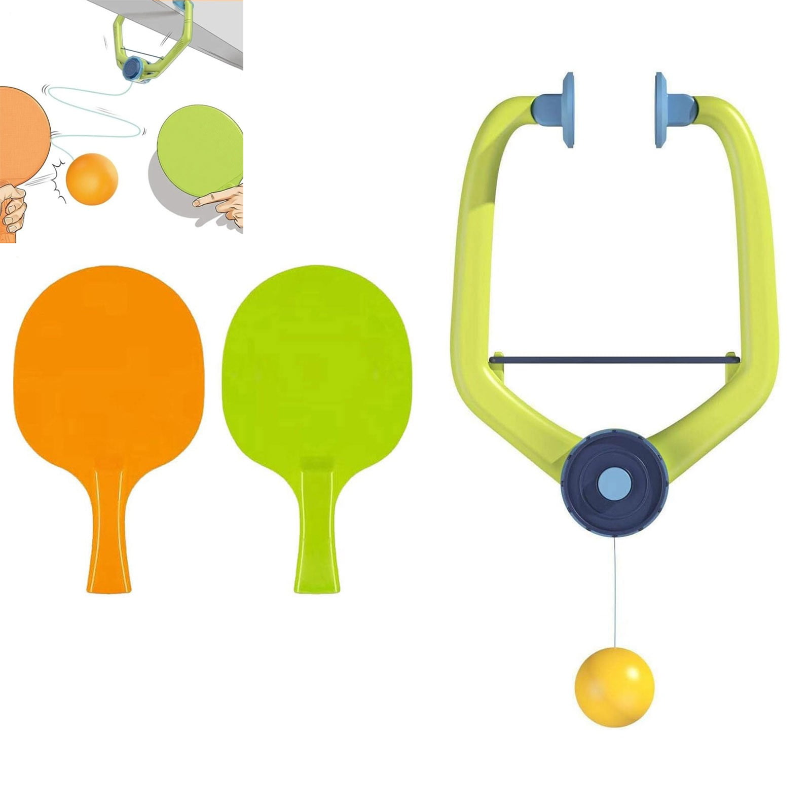 JINRUIm Door Pong Game for Kids - Adjustable Doorway Ping Pong Trainer ...
