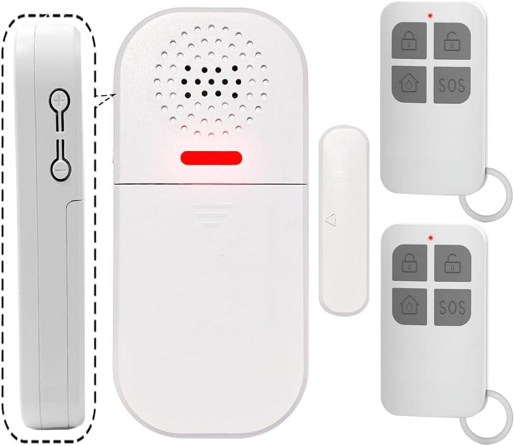 Door Pool Alarm with Remote Control, Door Chime with Adjustable Volume ...