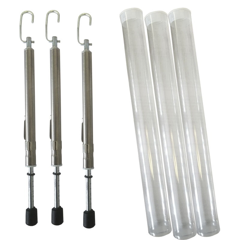 Door Pressure Gauge Push-Pull, 0-35 Lbs with Plastic Protective Tube ...