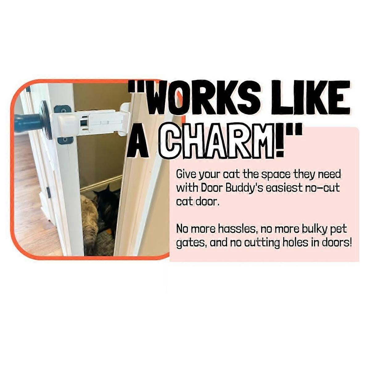 Door Prop for Cats - Easiest Cat Door Latch Holder to Keep Interior ...