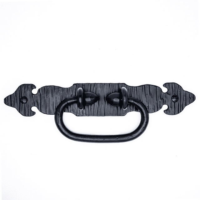 Door Pull 8 inch Rustic Barn Door Handles Black Barn Door Handle Cast ...