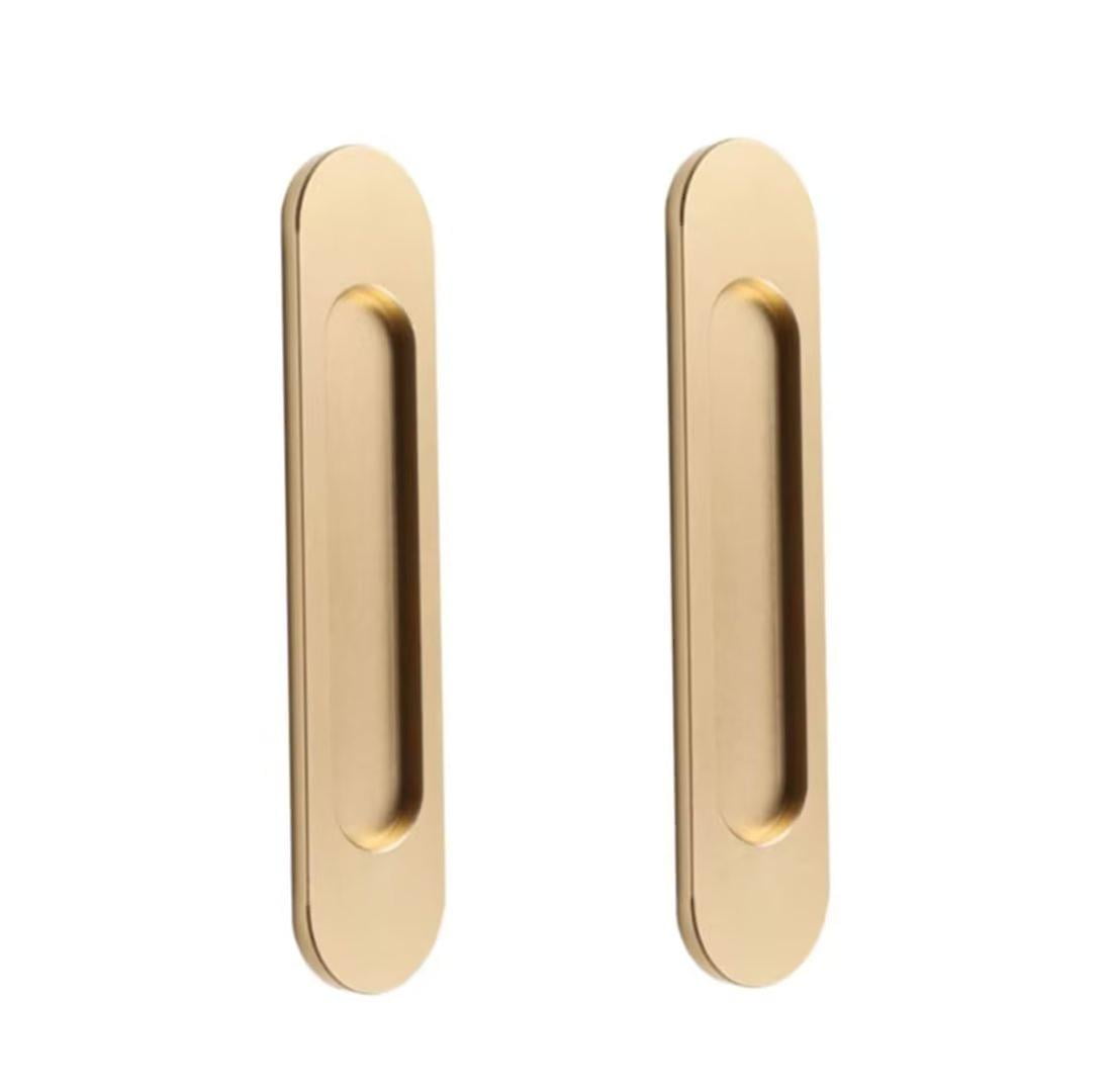 Door Pull Handle Self-Stick Oval Sliding Door Pulls For Sliding Barn ...