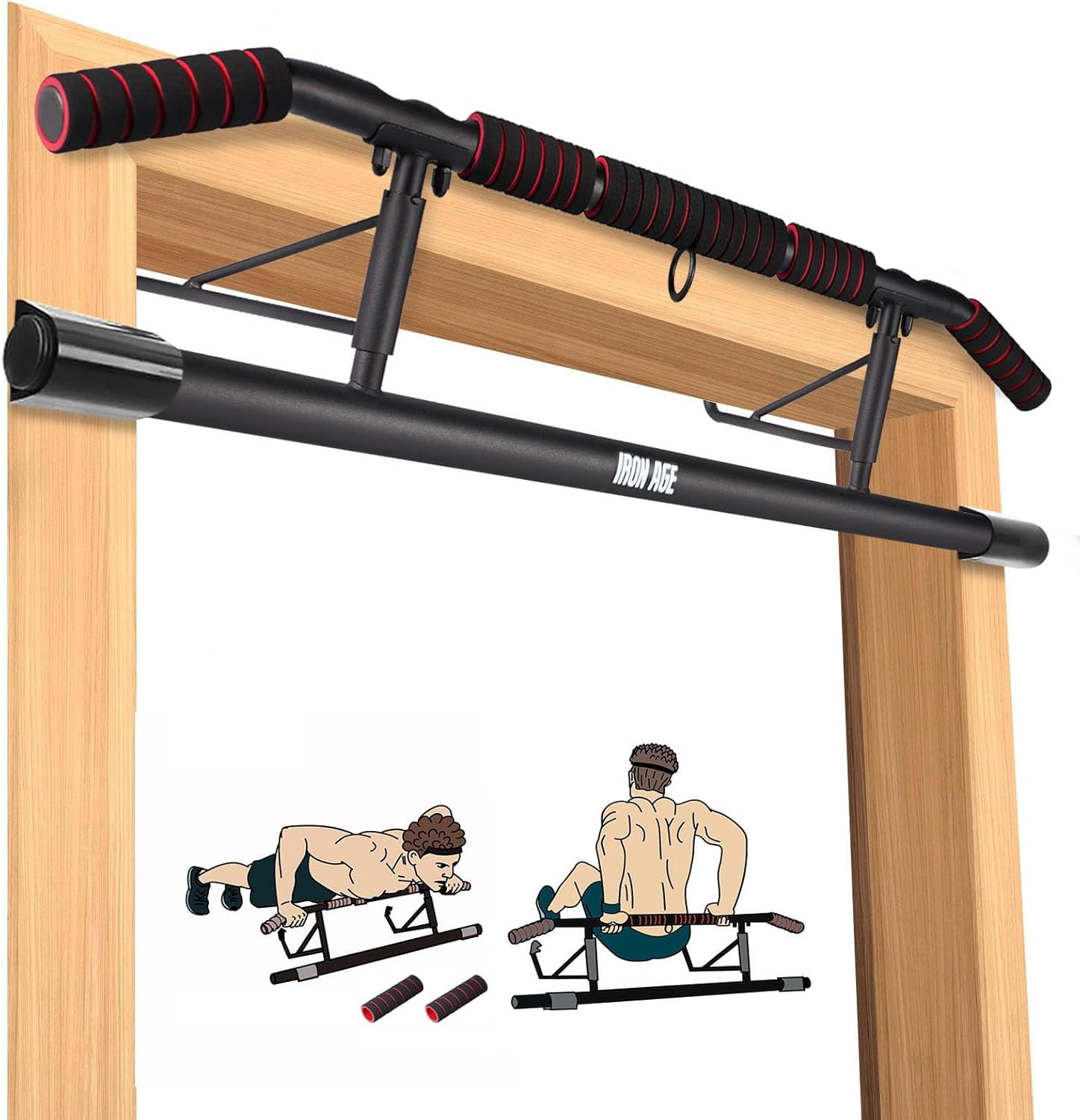 Door Pull Up Bar Over Door Frame Pull up Bar For Doorway with Smart ...