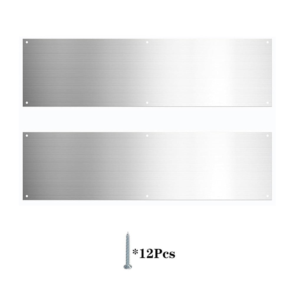 Door Push Plate Metal Door Plate For Exterior Doors,12×3.93Inch ...