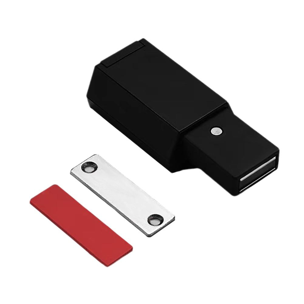 Door Push To Open Magnetic Black Cabinet-Catch Heavy Latch New Duty ...