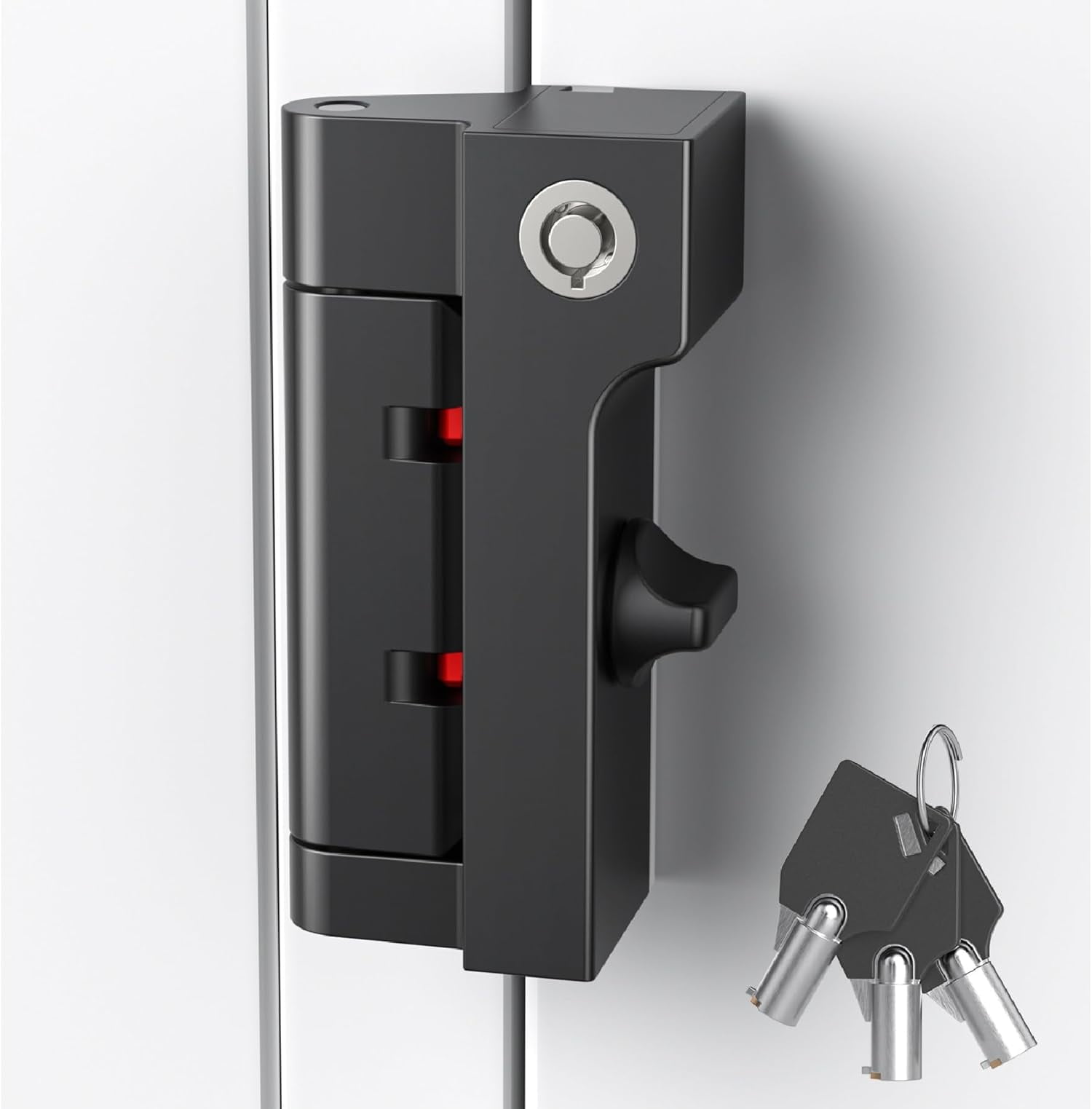 Door Reinforcement Lock, 2 , Keyed Alike, Indoor Use, Childproof Door ...