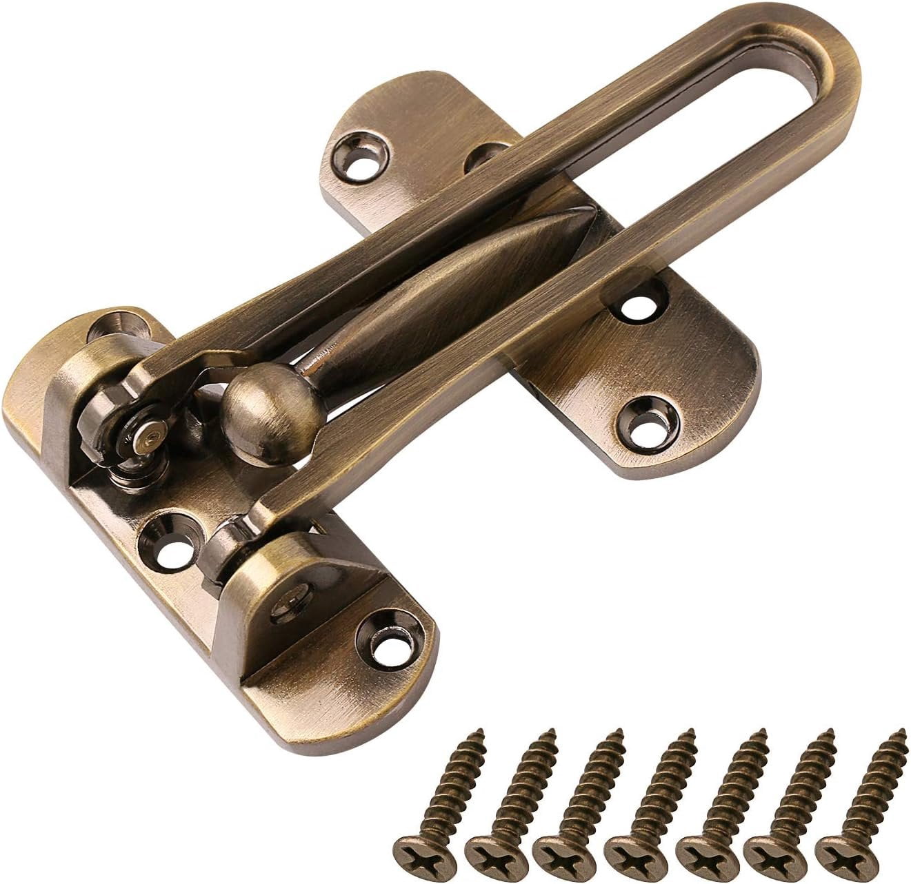 Door Reinforcement Lock Latch Swing Bar Lock for Front Door Locks for ...