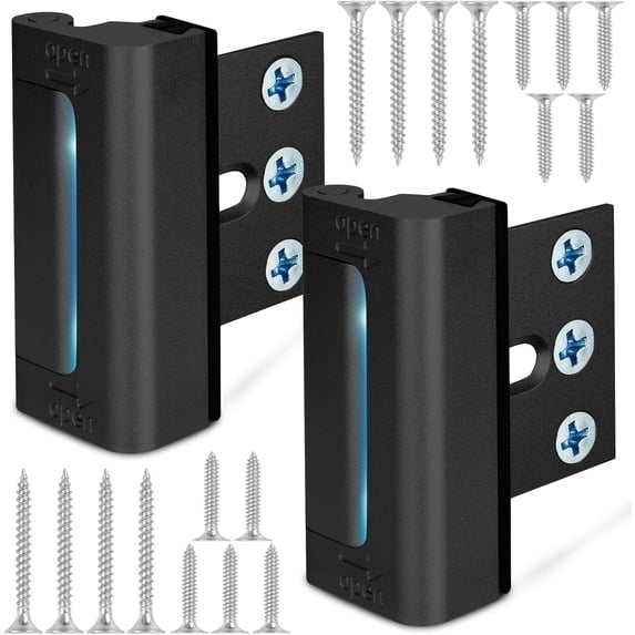 Door Reinforcement Lock, Upgraded Front Door Locks for Safety Withstand ...