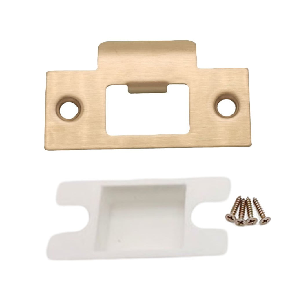 Door Reinforcement Plate With Screws Garage Deadbolt Cover Deadbolt ...