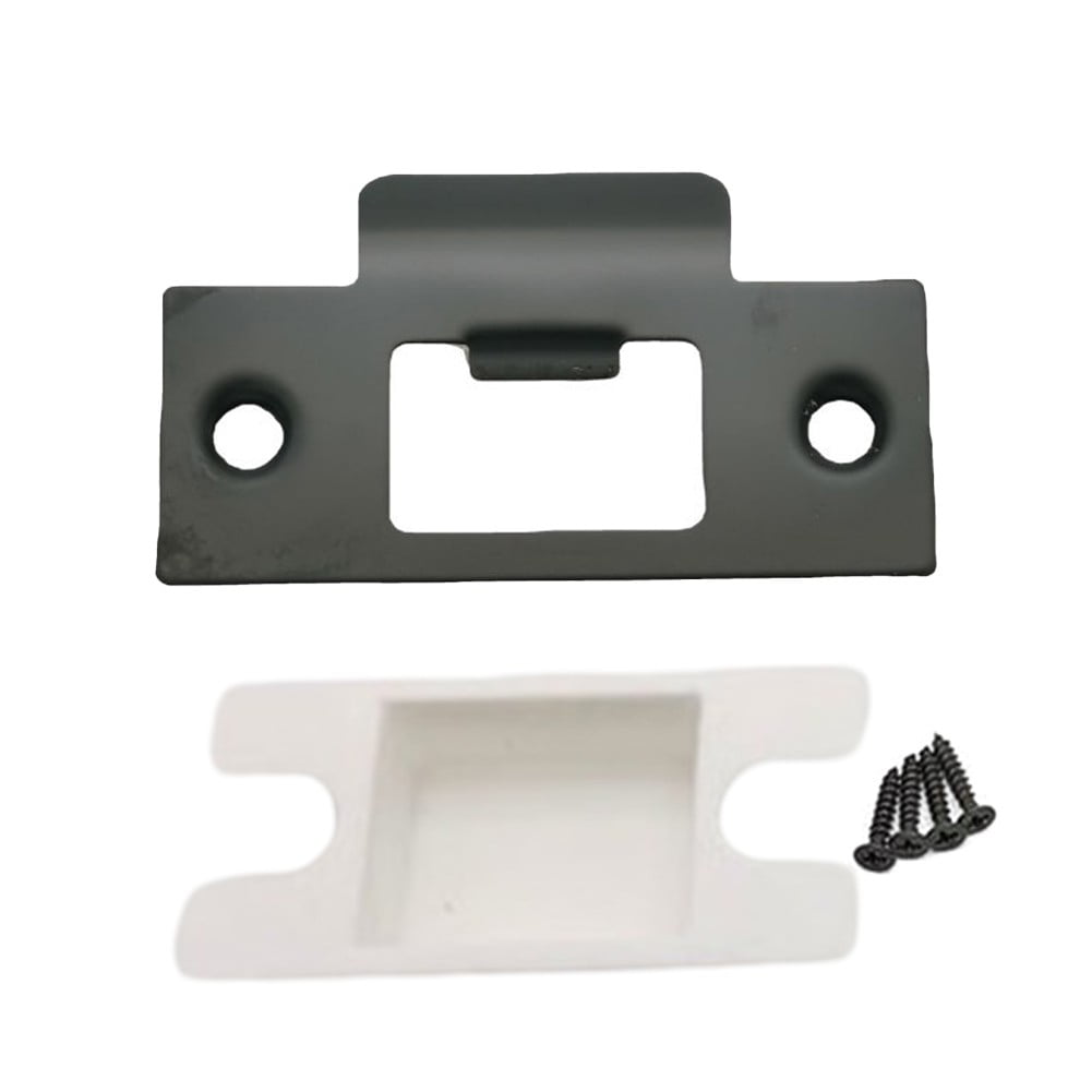 Door Reinforcement Plate With Screws Garage Deadbolt Cover Deadbolt ...