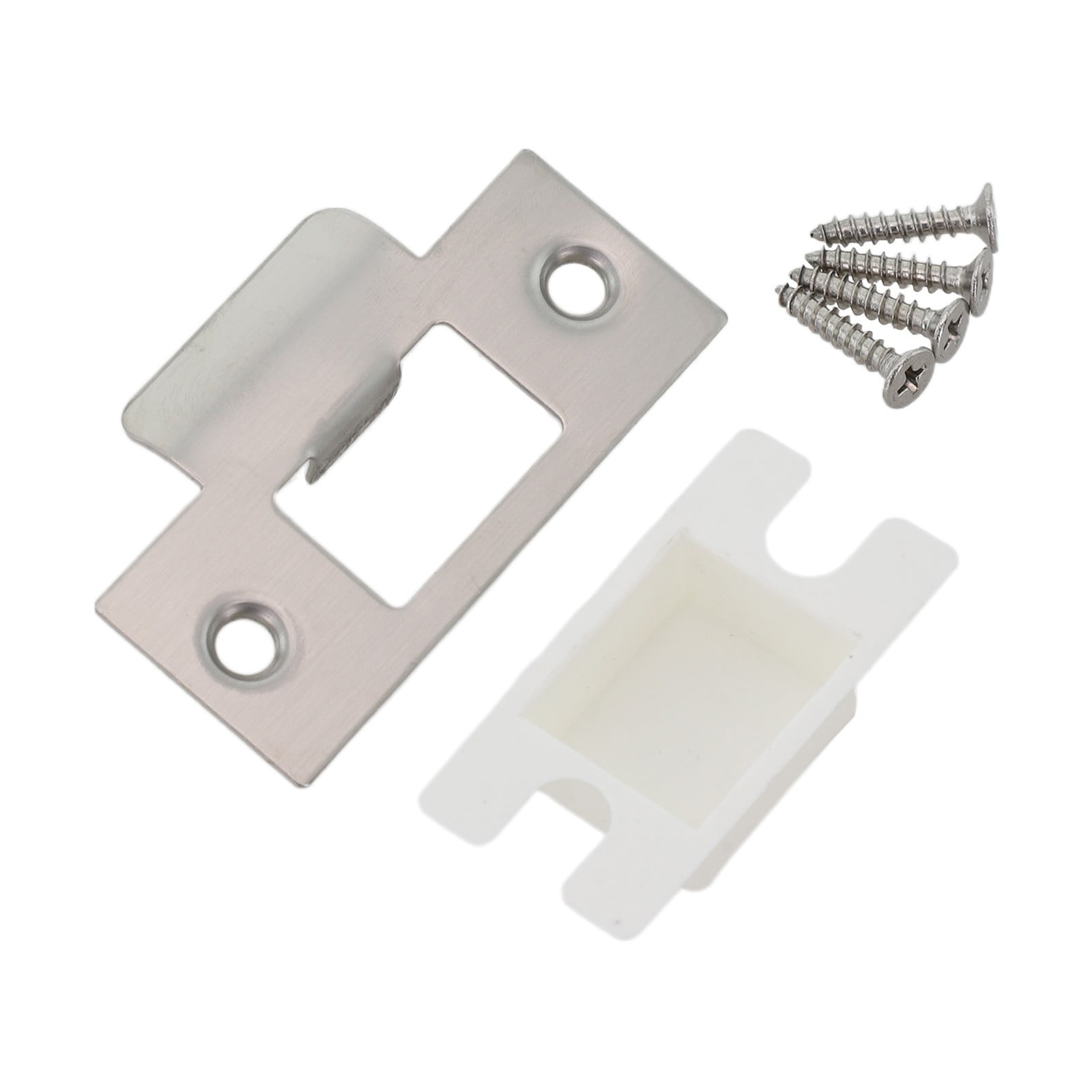 Door Reinforcement Plate With Screws Garage Deadbolt Cover Plate Chain ...