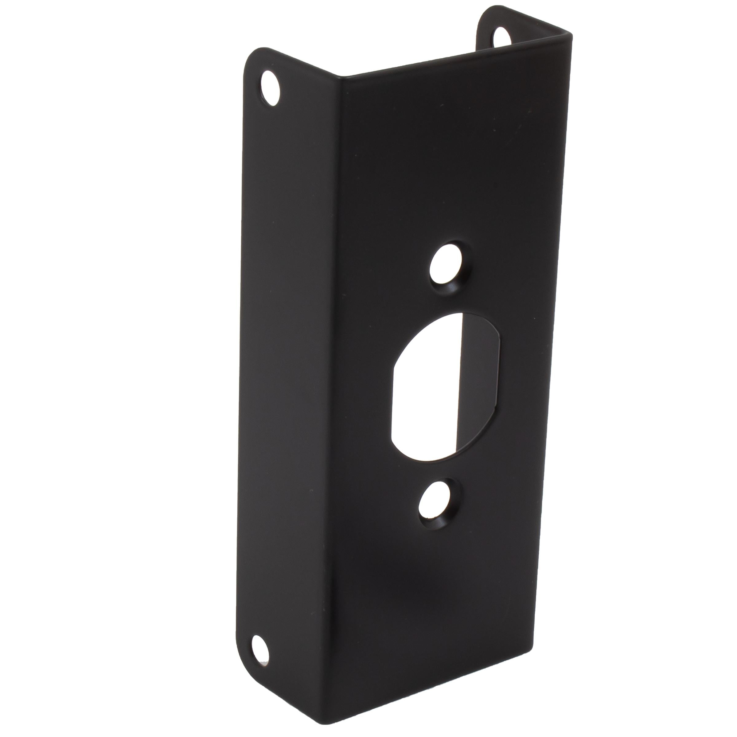 Door Reinforcer, 4-1/2 Inches, Fits 1-3/4" Thick Doors, Matte Black by ...