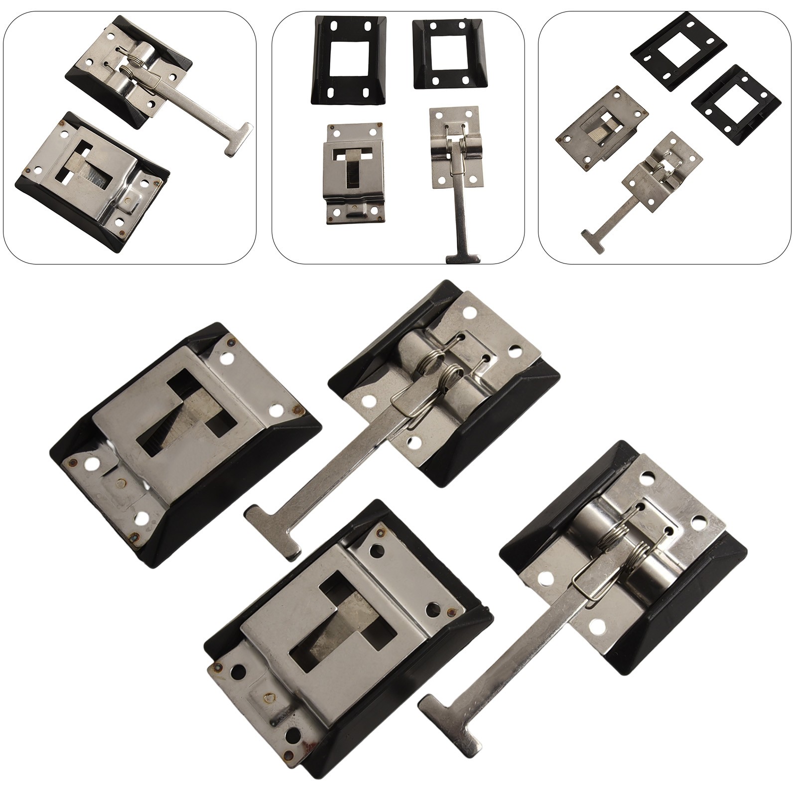 Door Retainer Latch Set for Trucks and Caravans with Strong Hook Design ...