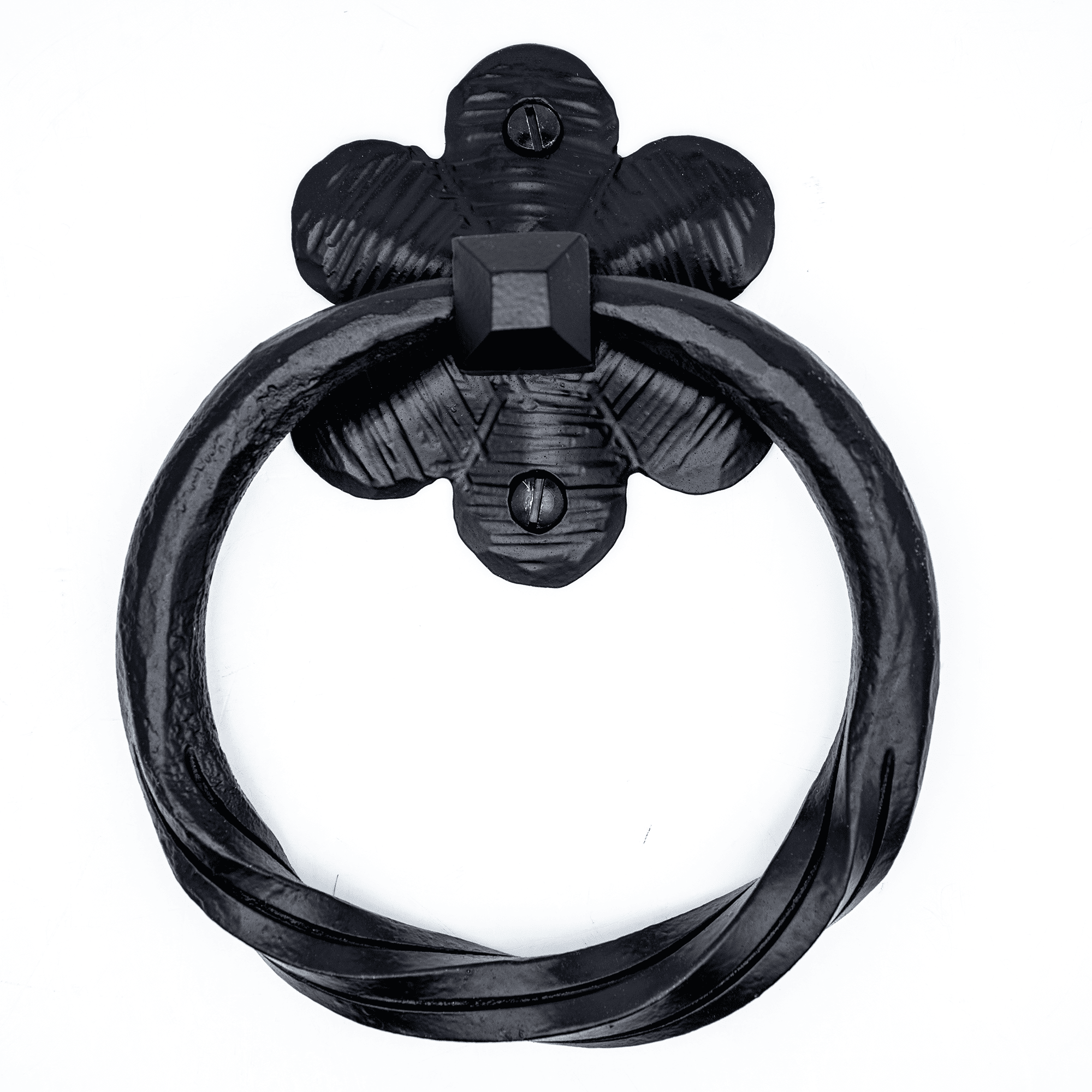 Door Ring Pull 4.5 inch Rustic Barn Door Handles Black Barn Door Handle ...