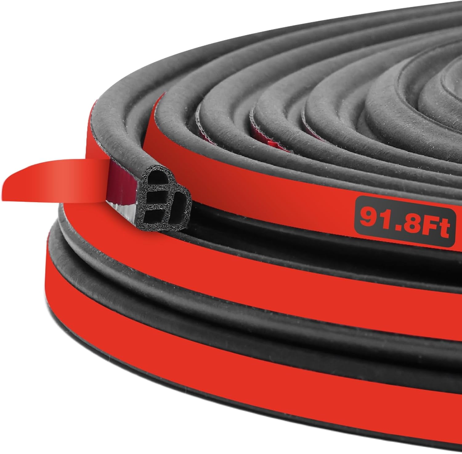 Door Seal Strip, Universal Self Door Seal, Thickened Double Layer ...