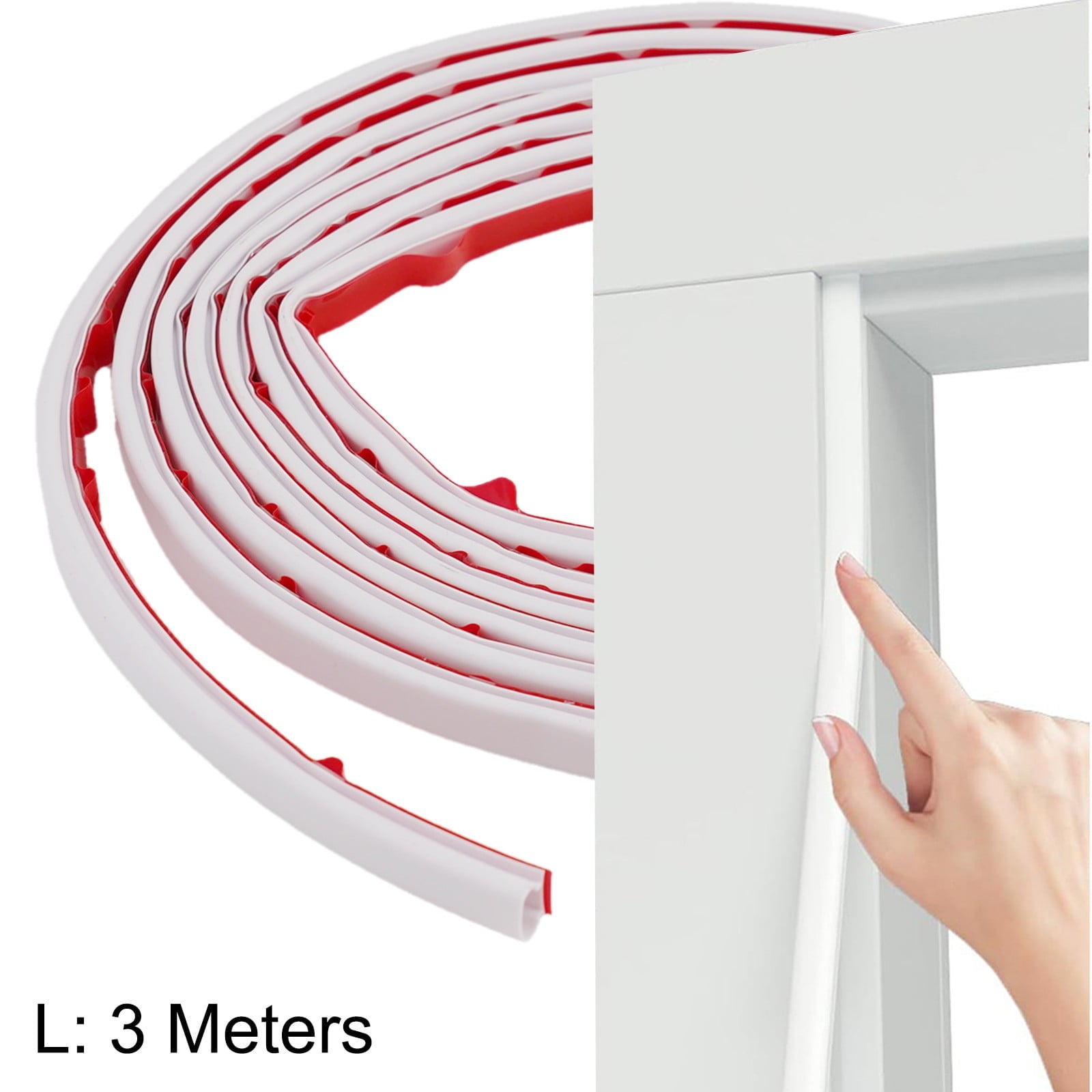 Door Sealing Strip D-Shape Draught Excluder For Doors For Window ...