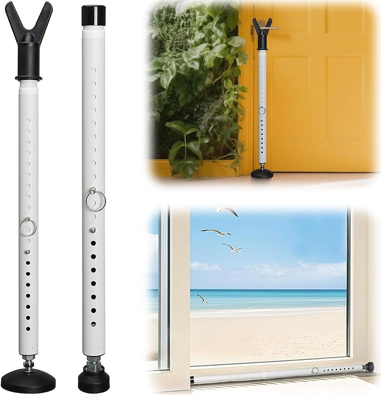 Door Security Bar 1.3" Heavy Duty Metal Patio Door Security Bar for ...