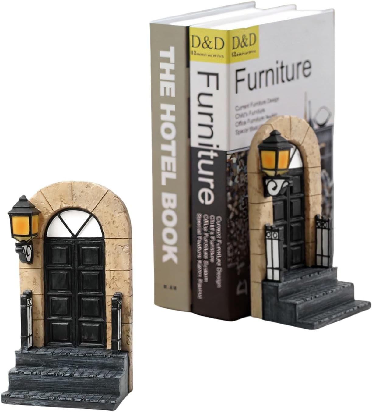 Door Shape Bookends, Night Light Bookends, 3D Model of Door Bookends ...