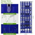 Over the Door Shoe Organizer with 40 Large Breathable Mesh Pockets ...