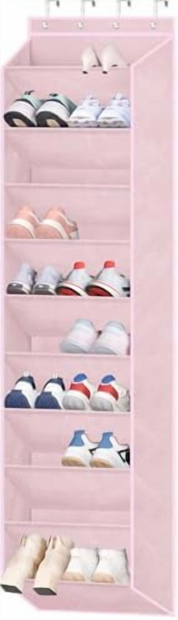 Over The Door Shoe Organizer for Closet, Kids Sneaker Storage for ...