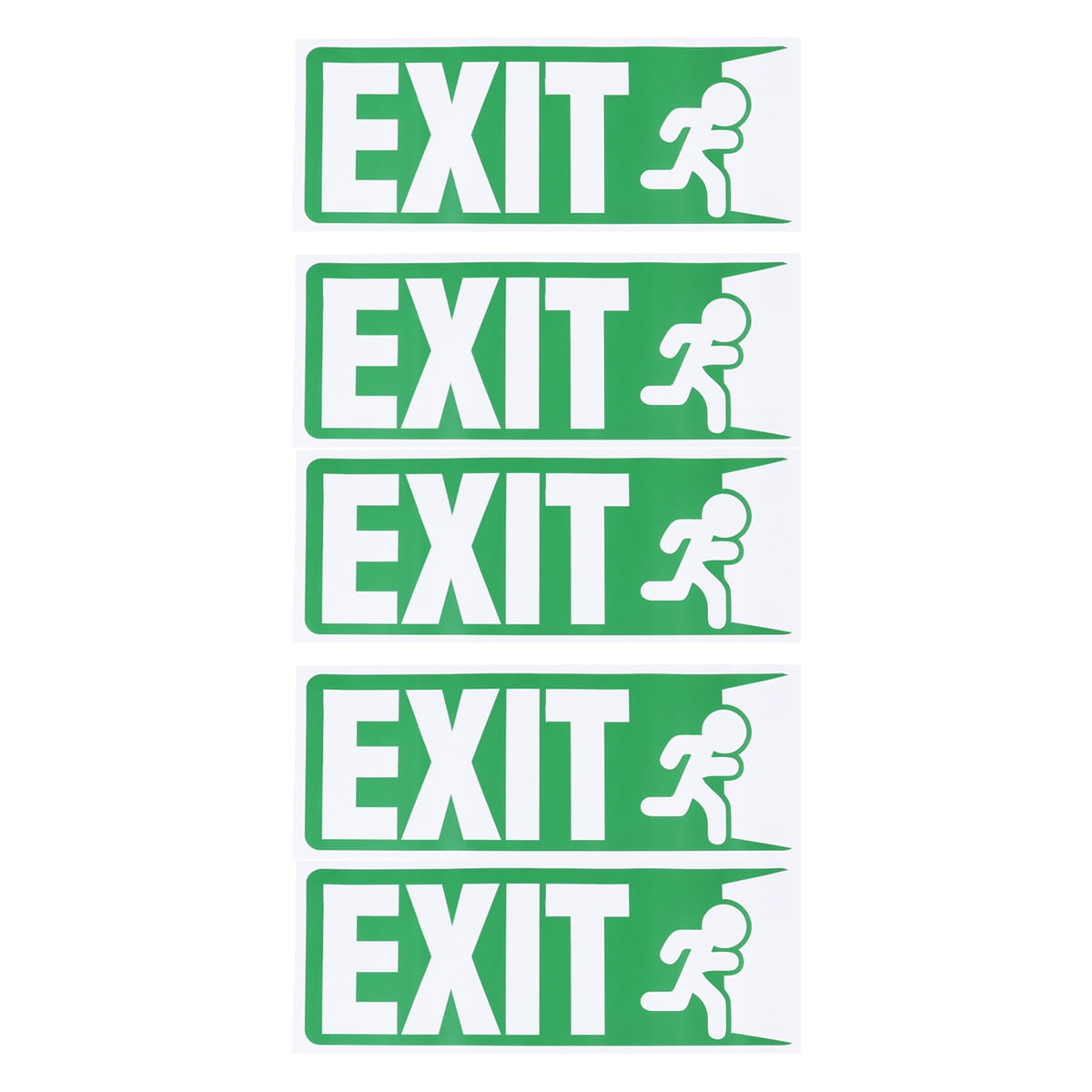 Toyandona Creative EXIT Sign Stickers for Door Made of Durable PVC ...